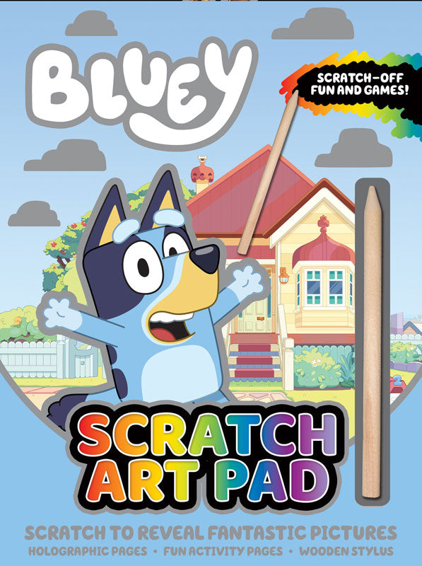 BLUEY SCRATCH ART PAD – Hans og Gréta